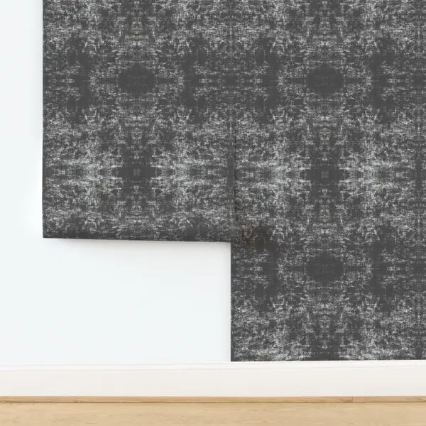 Spoonflower Grunge Slate Abstract Custom Pre-pasted Wallpaper