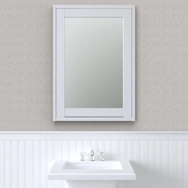 Spoonflower Shagreen Pearl Grey Traditional Wallpaper