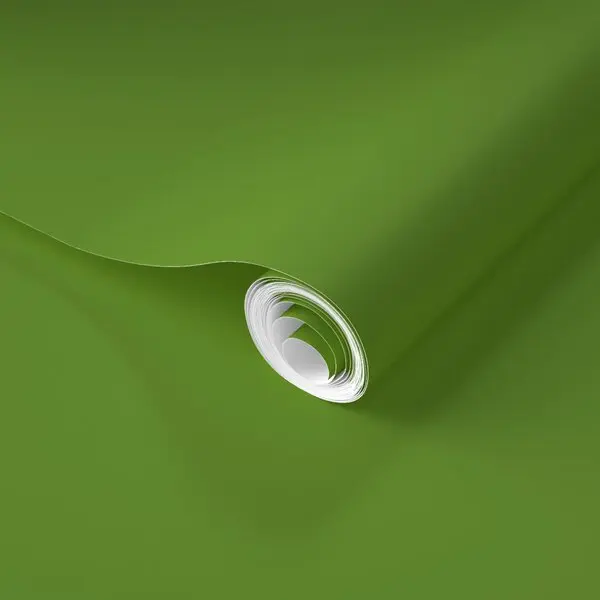 Spoonflower Solid Grass Peridot Leaf Traditional Wallpaper