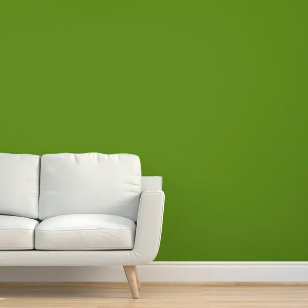 Spoonflower Solid Grass Peridot Leaf Traditional Wallpaper