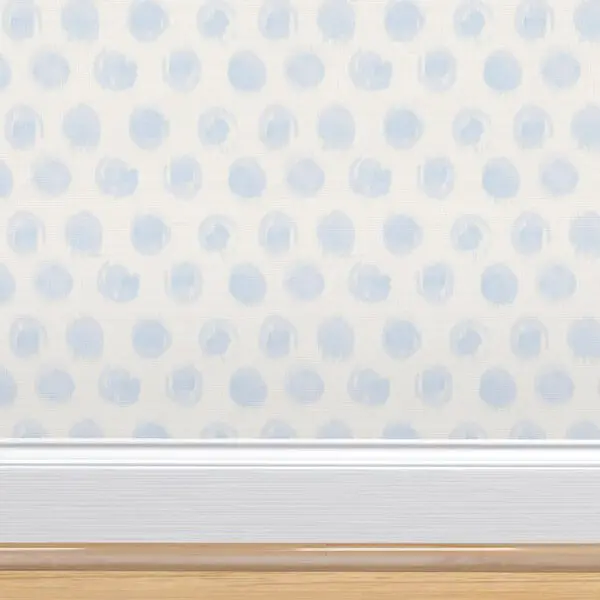 Spoonflower Ikat Dots Soft 100% Natural Sisal Grasscloth Wallcovering
