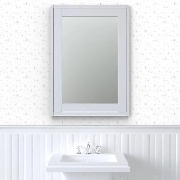 Spoonflower Sparkle Twinkle Stars Lavender Custom Removable Wallpaper