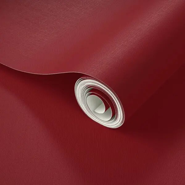 Spoonflower Solid Traditional Wallpaper - Red
