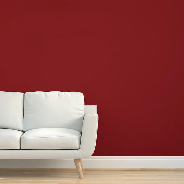 Spoonflower Solid Traditional Wallpaper - Red