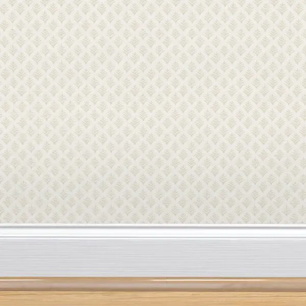 Spoonflower Pinecones Putty On 100% Natural Sisal Grasscloth Wallcovering