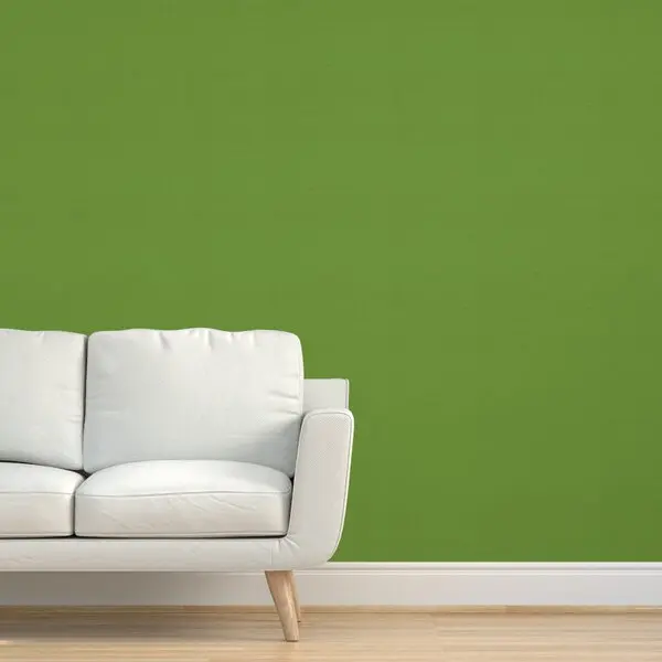 Spoonflower Color Map Granny Smith 100% Natural Sisal Grasscloth Wallcovering - Green