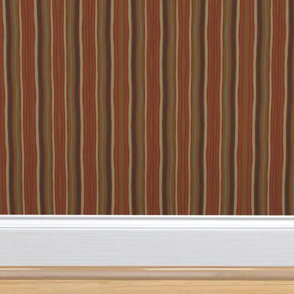 Spoonflower Primitive Stripes Spice Market 2.0 100% Natural Sisal Grasscloth Wallcovering