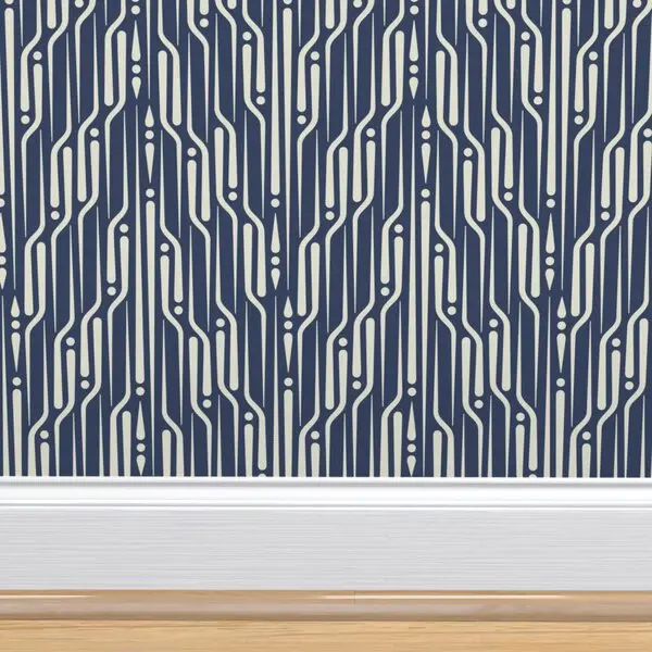 Spoonflower Pulse 100% Natural Sisal Grasscloth Wallcovering