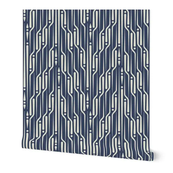 Spoonflower Pulse 100% Natural Sisal Grasscloth Wallcovering