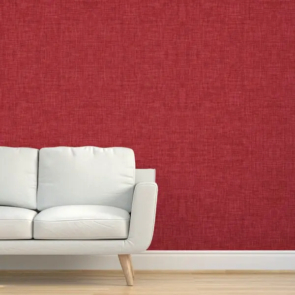 Spoonflower Linen Solid Custom Removable Wallpaper
