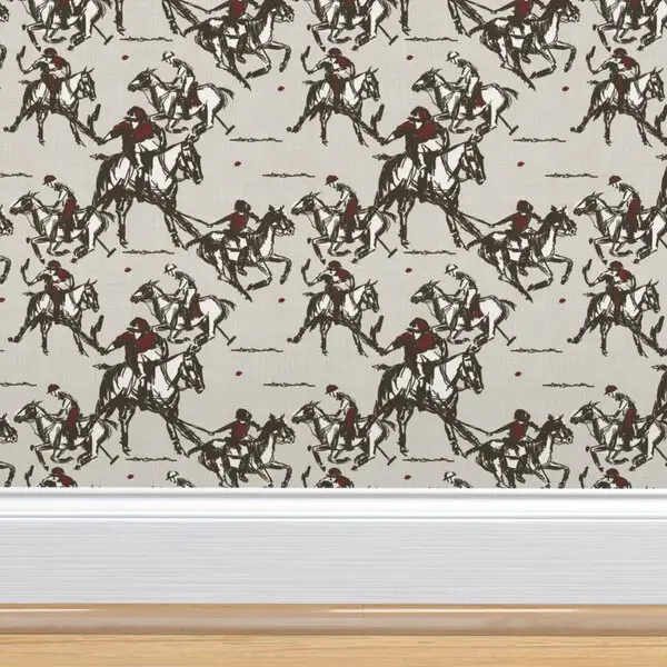 Spoonflower The Field 100% Natural Sisal Grasscloth Wallcovering