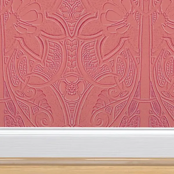 Spoonflower Contemplating A Victorian Ceiling 100% Natural Sisal Grasscloth Wallcovering