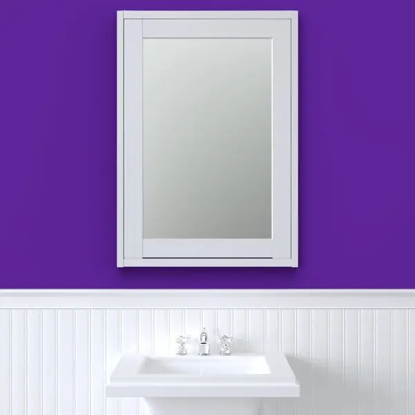 Spoonflower Color Solid Grape Amethyst 5e259b Traditional Wallpaper - Purple
