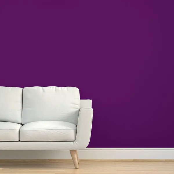 Spoonflower Shades Of Regal Colours Solid Colour Custom Pre-pasted Wallpaper - Purple