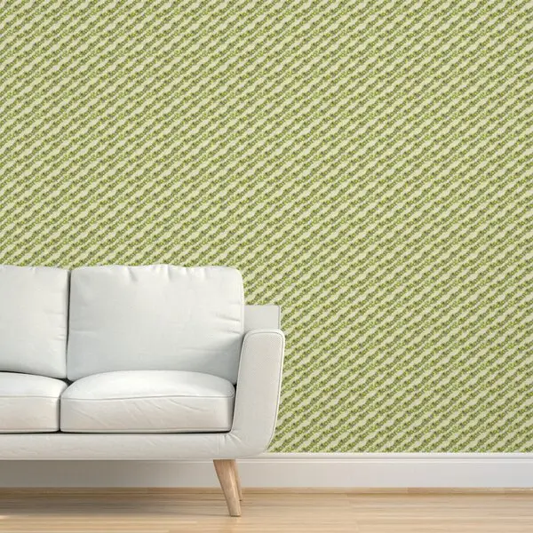Spoonflower See The Birdies 100% Natural Sisal Grasscloth Wallcovering