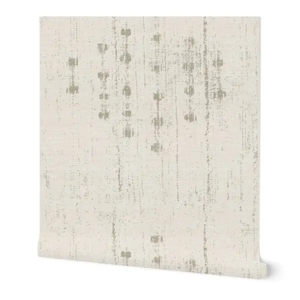 Spoonflower Salt 100% Natural Sisal Grasscloth Wallcovering