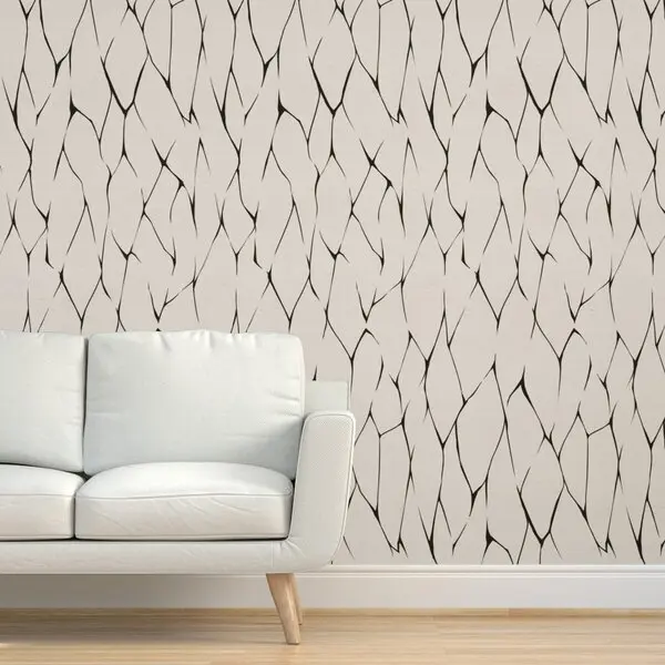 Spoonflower Shinobu Coat Inspired 100% Natural Sisal Grasscloth Wallcovering