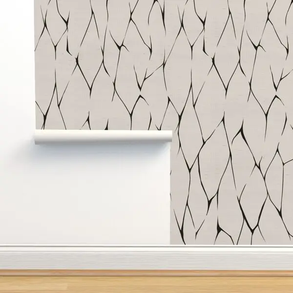 Spoonflower Shinobu Coat Inspired 100% Natural Sisal Grasscloth Wallcovering