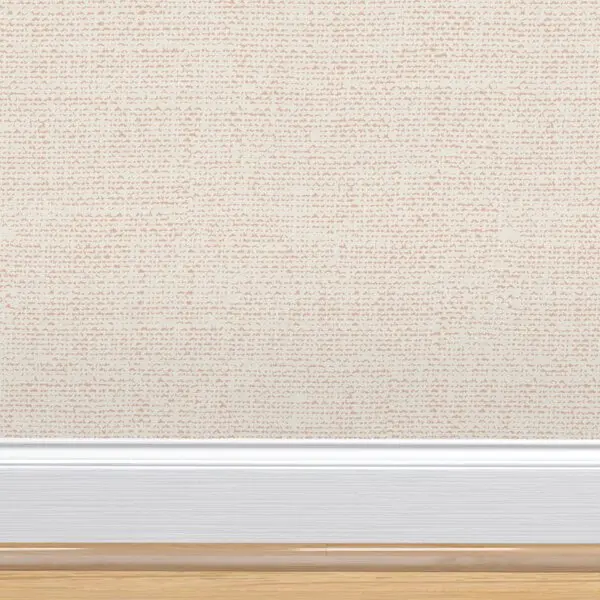 Spoonflower Cream And Blush Woven Textured Solid 100% Natural Sisal Grasscloth Wallcovering