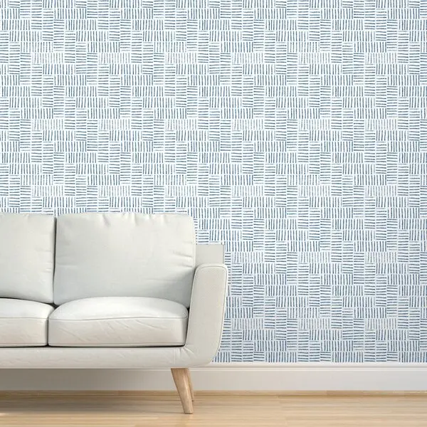 Spoonflower Geometric Abstract Tiles And White Traditional Wallpaper