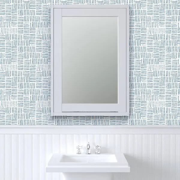 Spoonflower Geometric Abstract Tiles And White Traditional Wallpaper