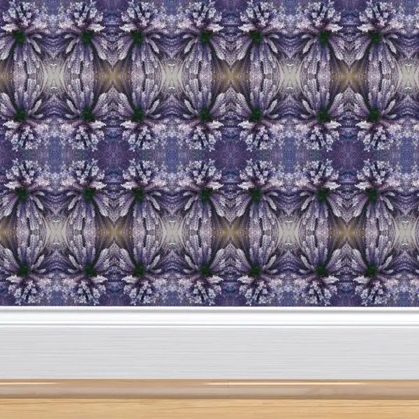 Spoonflower A Leafy Lattice Screen 100% Natural Sisal Grasscloth Wallcovering