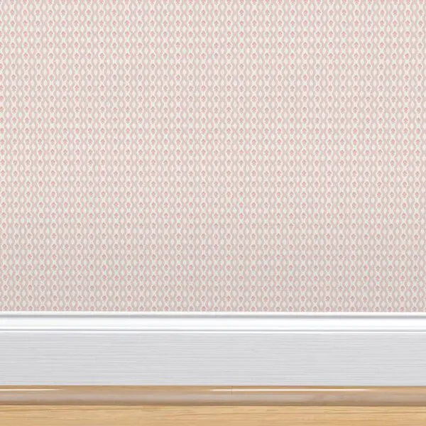 Spoonflower Sod Pinkblock 08 100% Natural Sisal Grasscloth Wallcovering