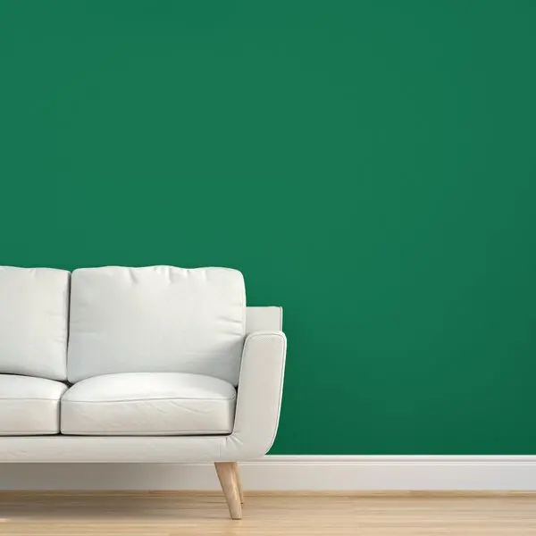 Spoonflower Solid Emerald Custom Pre-pasted Wallpaper