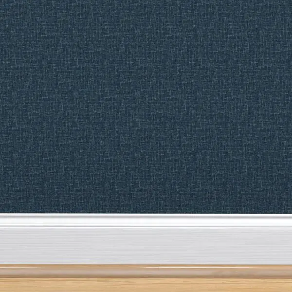 Spoonflower Navy Blue Modern Abstract Geometric 100% Natural Sisal Grasscloth Wallcovering