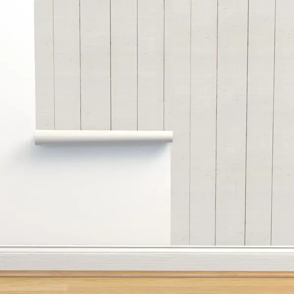 Spoonflower Vertical Shiplap 100% Natural Sisal Grasscloth Wallcovering
