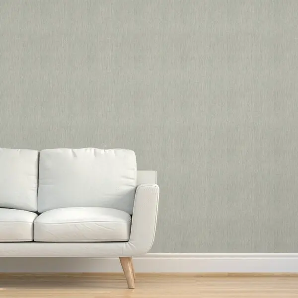 Spoonflower Solid Ivory Plain Light Eagle With Texture Subtle 100% Natural Sisal Grasscloth Wallcovering - Ivory,beige