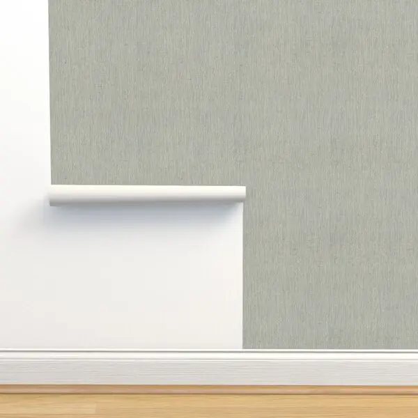 Spoonflower Solid Ivory Plain Light Eagle With Texture Subtle 100% Natural Sisal Grasscloth Wallcovering - Ivory,beige