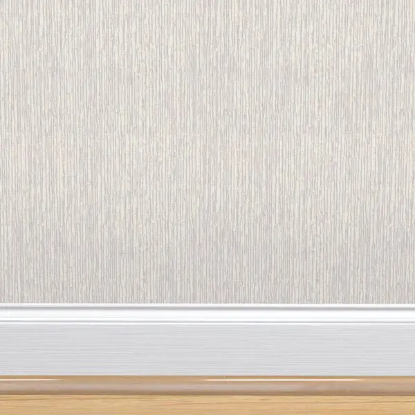 Spoonflower Solid Purple Plain White Texture Small Stripes 100% Natural Sisal Grasscloth Wallcovering - Beige,white