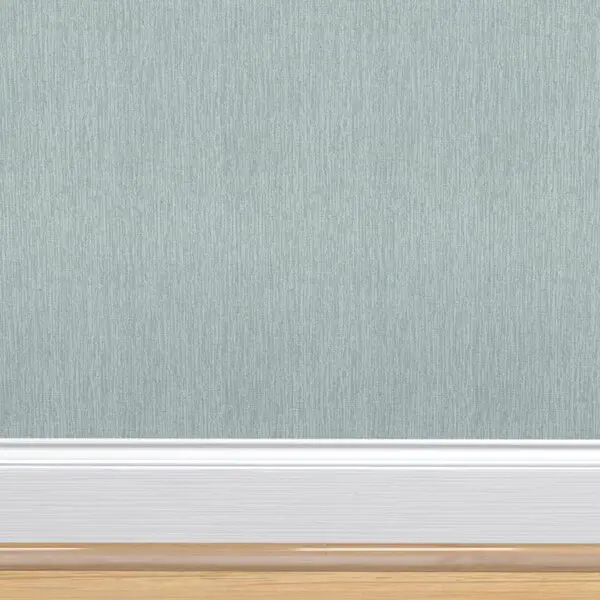 Spoonflower Solid Blue Plain Green Tiara Light Turquoise With 100% Natural Sisal Grasscloth Wallcovering