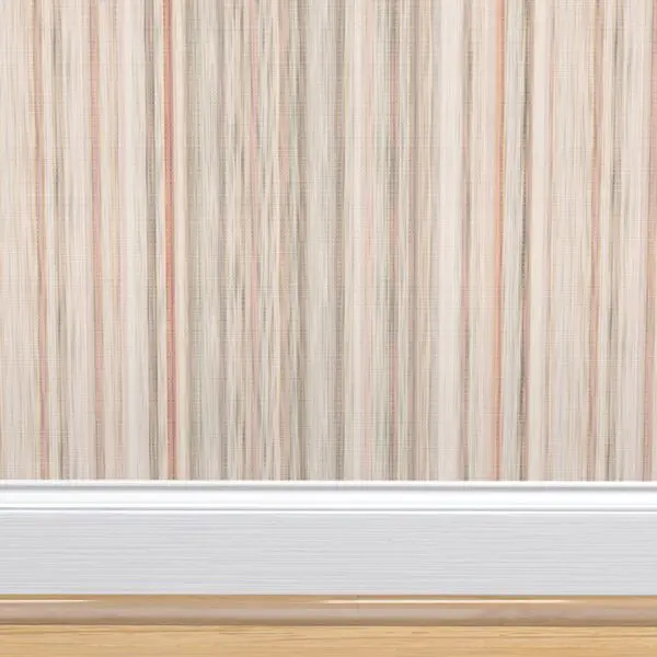 Spoonflower Soft Stripe Blush 100% Natural Sisal Grasscloth Wallcovering