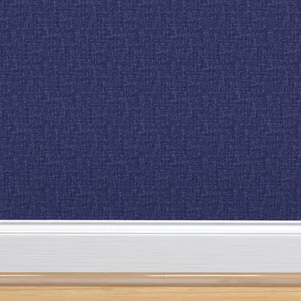 Spoonflower Solid Blue Subtle Modern Abstract Geometric 100% Natural Sisal Grasscloth Wallcovering - Navy,blue