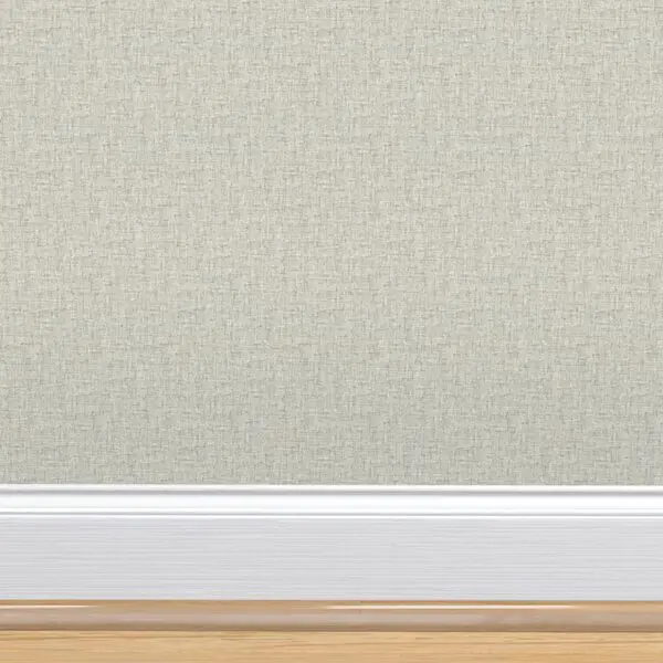 Spoonflower Solid Ivory Plain Texture Woven Light Eagle Beige 100% Natural Sisal Grasscloth Wallcovering - Ivory,beige
