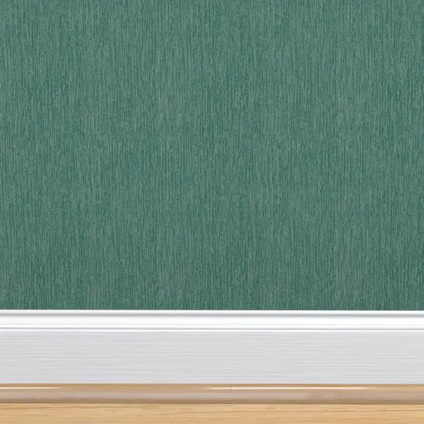 Spoonflower Solid Plain Blue Pine Turquoise With Texture 100% Natural Sisal Grasscloth Wallcovering - Green