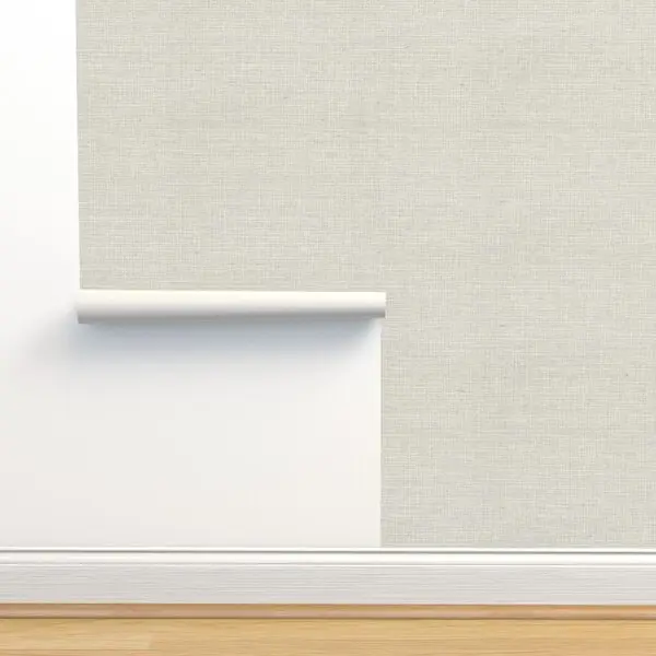 Spoonflower Plain Natural Stripes And Checks Grunge 100% Natural Sisal Grasscloth Wallcovering