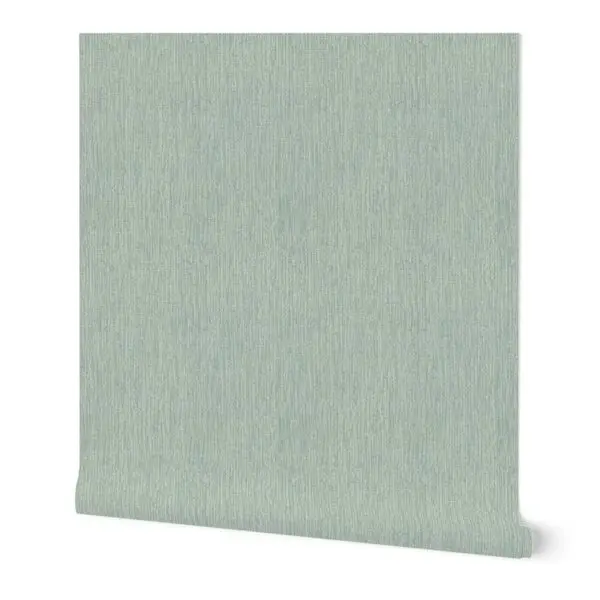 Spoonflower Solid Plain Tasman Light With Texture Subtle 100% Natural Sisal Grasscloth Wallcovering