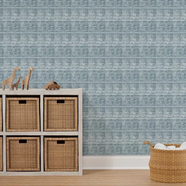 Spoonflower Vintage Moroccan Dusty Mudcloth Trendy Boho Custom Removable Wallpaper