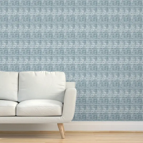 Spoonflower Vintage Moroccan Dusty Mudcloth Trendy Boho Custom Removable Wallpaper