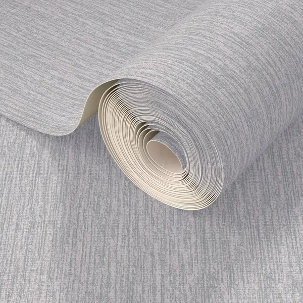 Spoonflower Solid Plain Lavender Light London Pink With 100% Natural Sisal Grasscloth Wallcovering - Purple