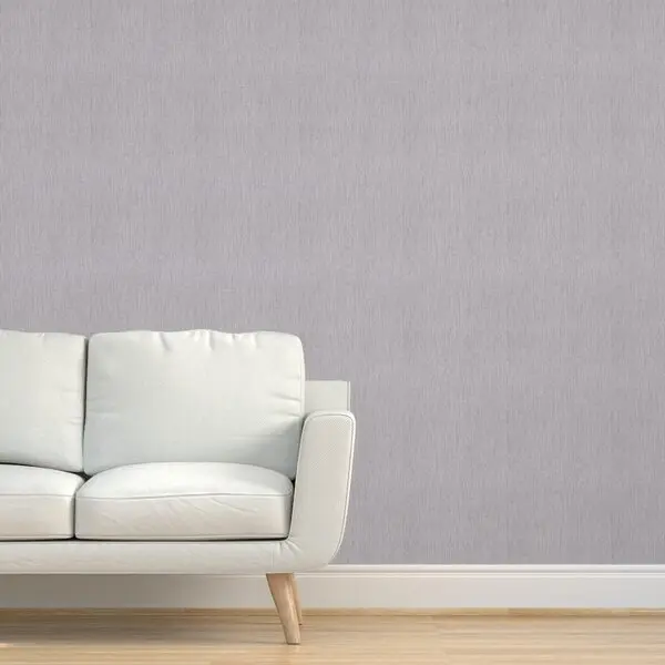 Spoonflower Solid Plain Lavender Light London Pink With 100% Natural Sisal Grasscloth Wallcovering - Purple