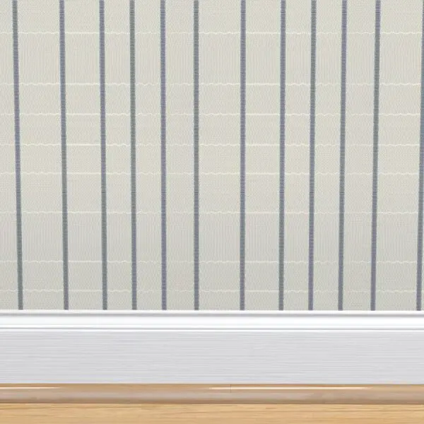 Spoonflower Summer Stripes 100% Natural Sisal Grasscloth Wallcovering