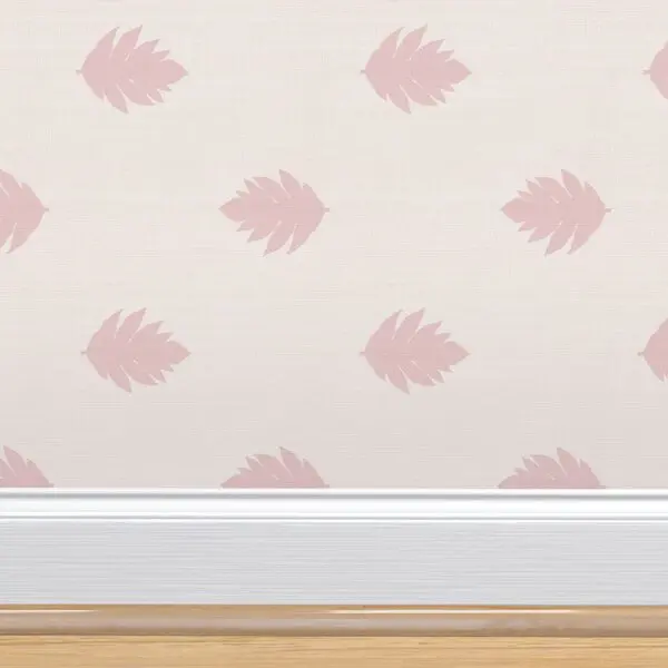 Spoonflower Simple Soft Ulu Breadfruit Leaf Candy 100% Natural Sisal Grasscloth Wallcovering