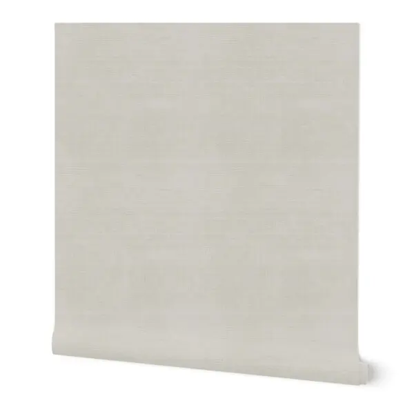 Spoonflower Suede Textured Pale Grey 100% Natural Sisal Grasscloth Wallcovering - Gray,blue