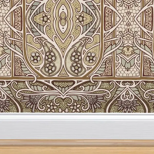 Spoonflower Sunbleached In Summer 100% Natural Sisal Grasscloth Wallcovering