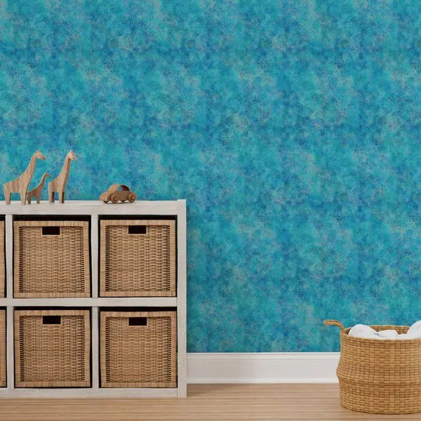 Spoonflower Indian River Textiles Abstract Weathered Metal Custom Removable Wallpaper
