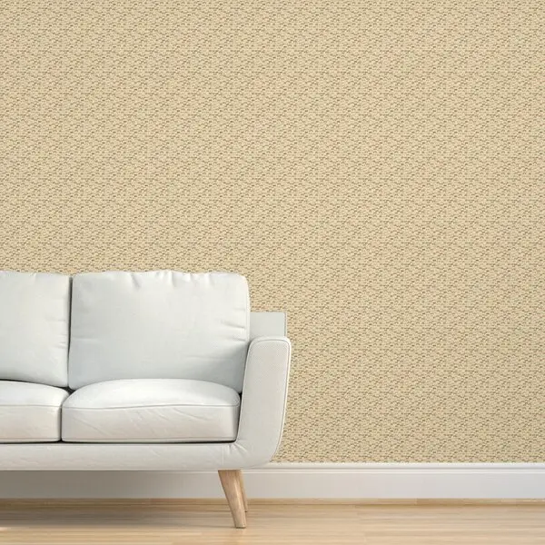 Spoonflower Diversity Boobs Small 100% Natural Sisal Grasscloth Wallcovering - Beige